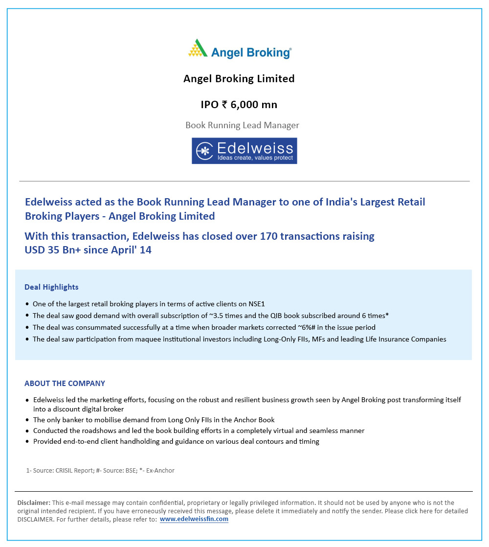 Equity Capital Markets